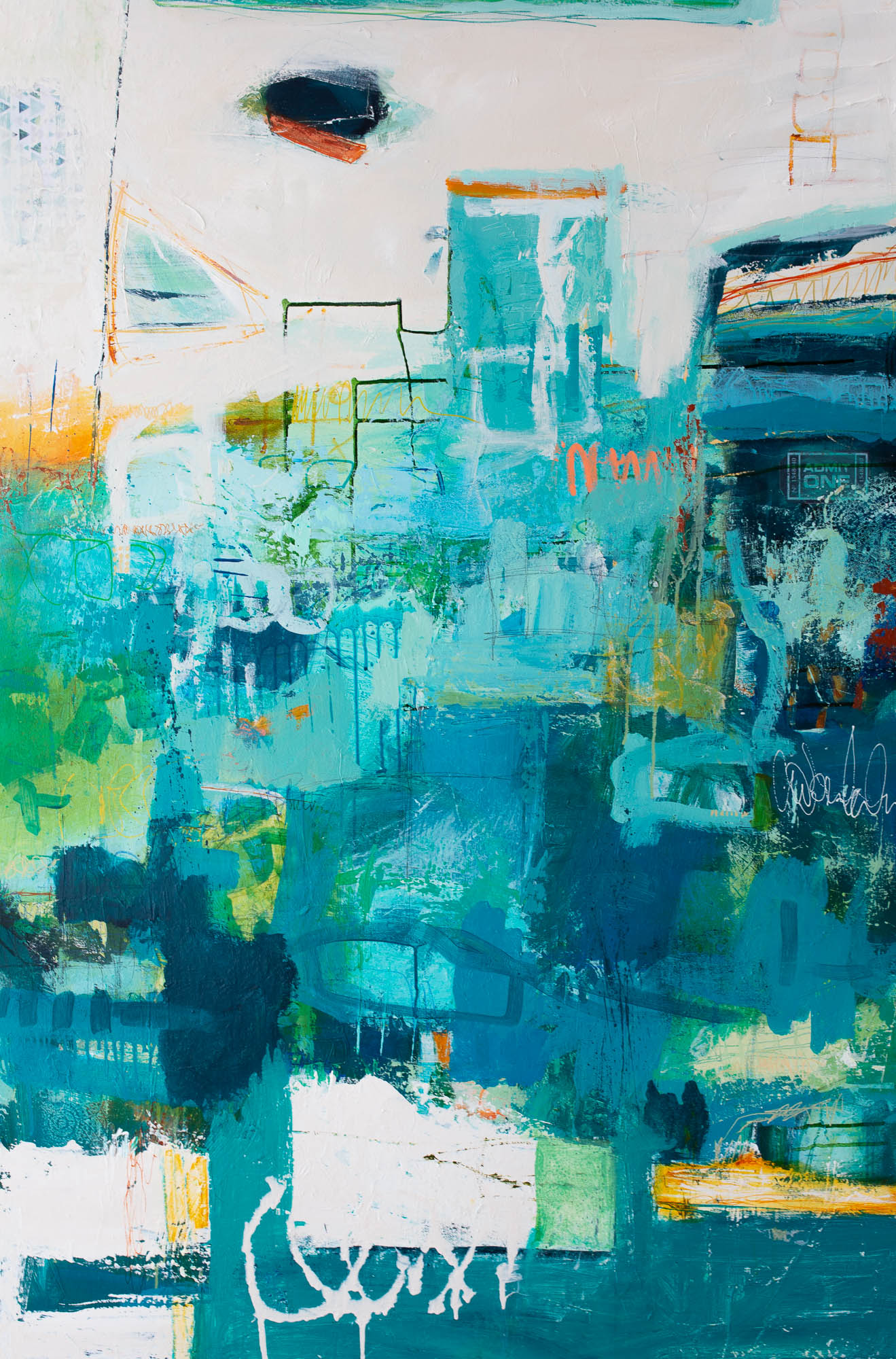 Abstract Paintings by Australian Artist Rose Hewartson – Rose Hewartson Art